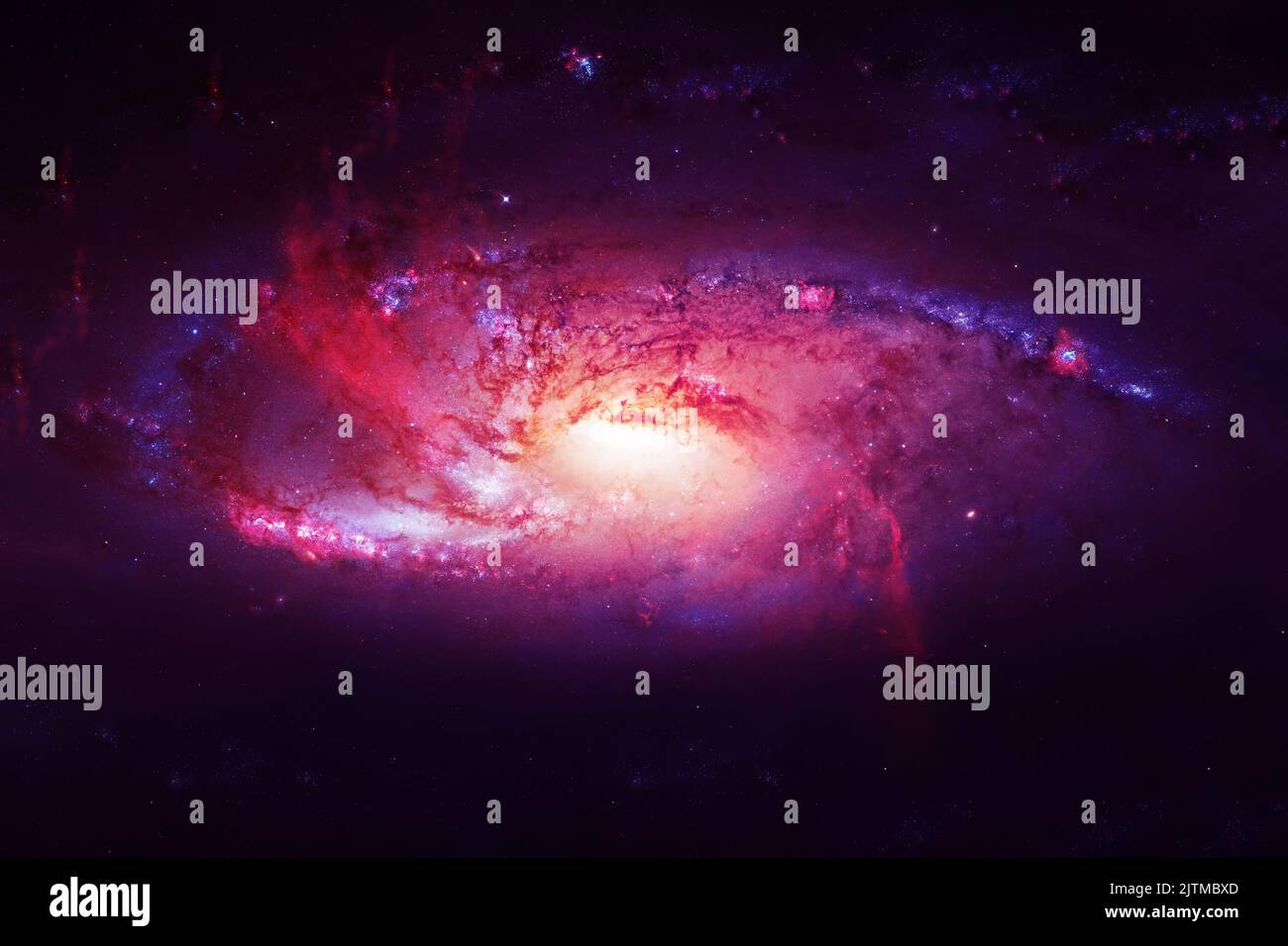 Beautiful pink space nebula. Elements of this image furnished by NASA ...