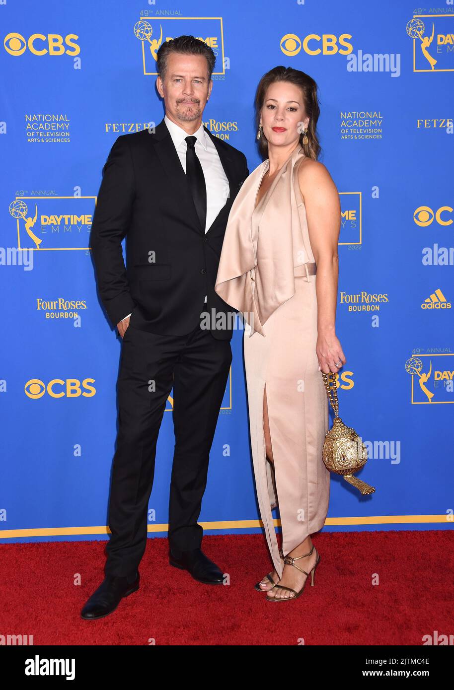 Ted King and Maya Rodwell arriving at the 2022 Creative Arts and ...