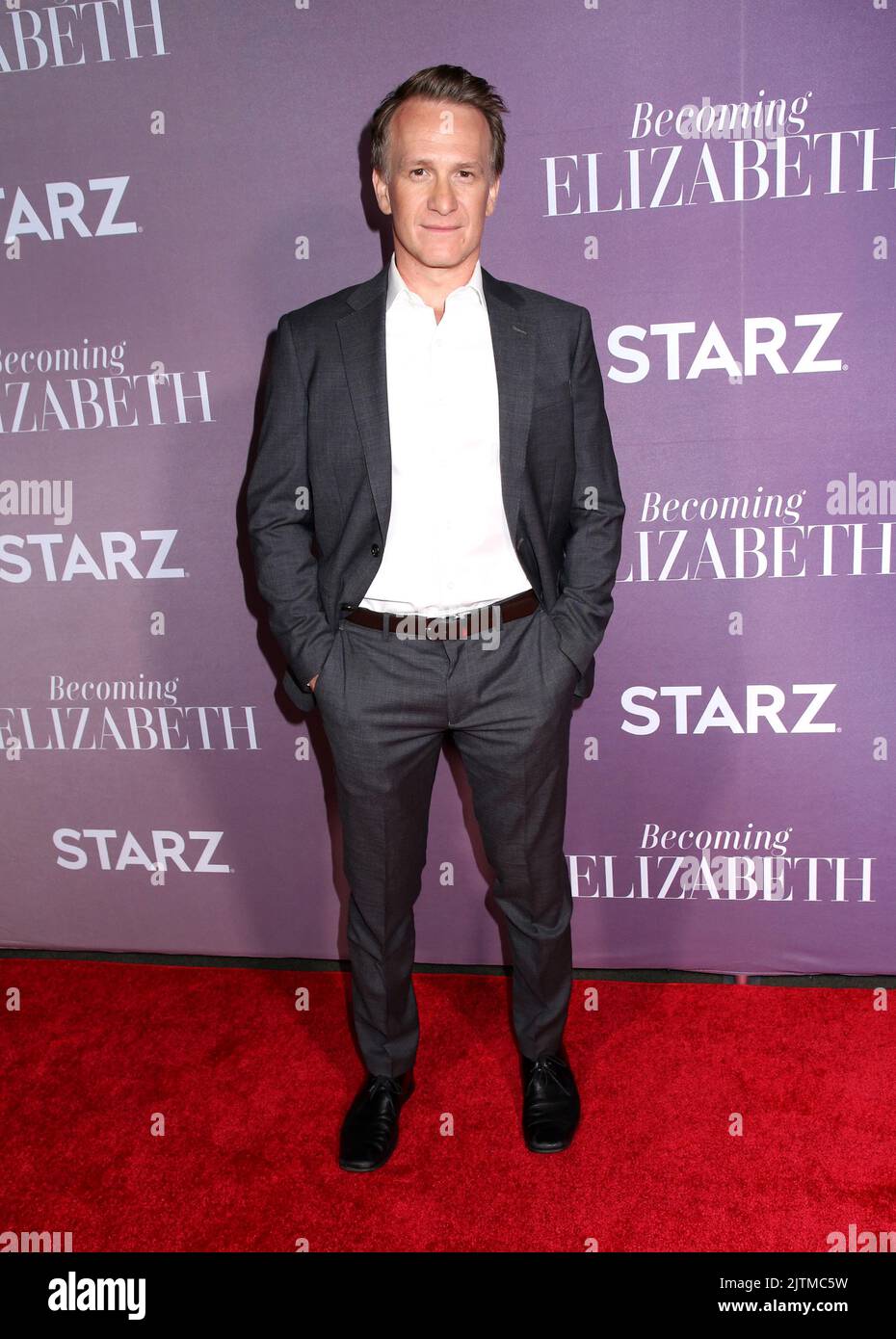 Jamie Parker attending the 'Becoming Elizabeth' New York Premiere held ...