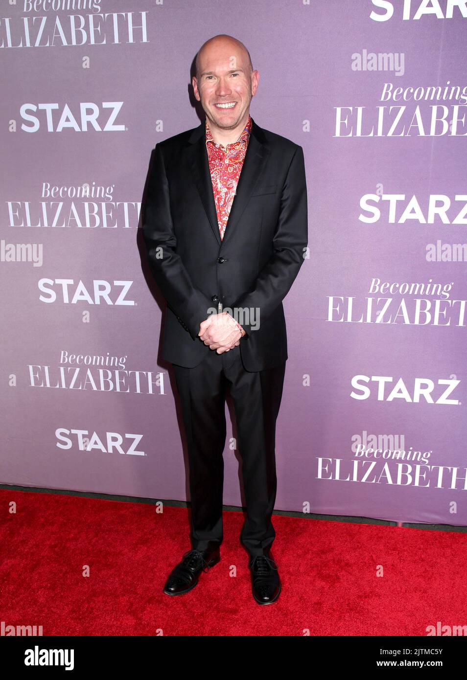 Alex Macqueen attending the 'Becoming Elizabeth' New York Premiere held ...