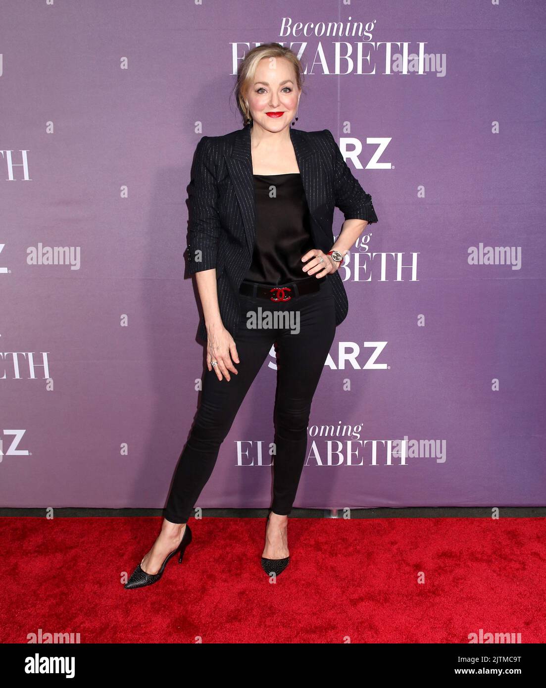 Geneva Carr attending the 'Becoming Elizabeth' New York Premiere held ...