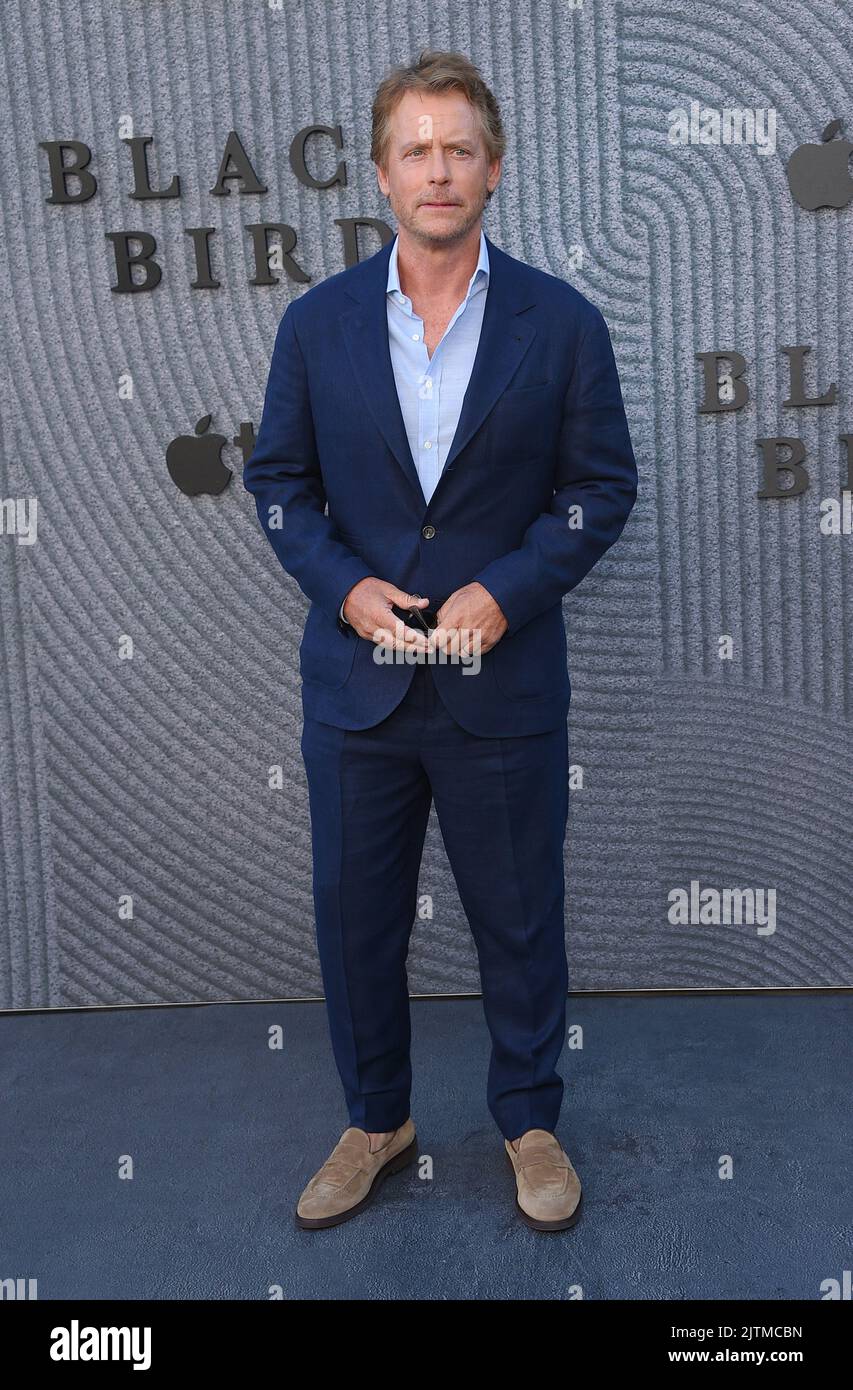 Greg Kinnear arriving to Apple's "Black Bird" series premiere event ...