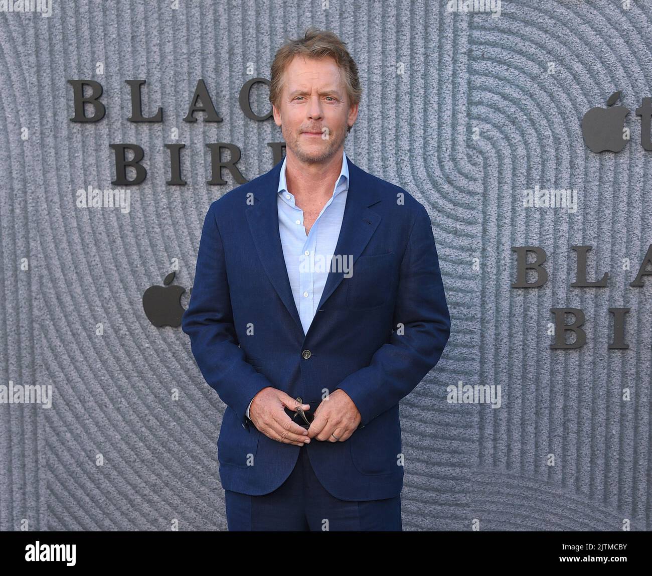 Greg Kinnear arriving to Apple's "Black Bird" series premiere event ...