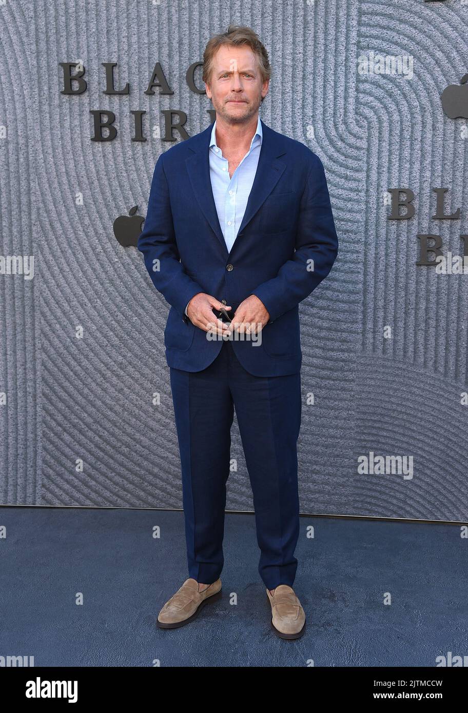 Greg Kinnear arriving to Apple's "Black Bird" series premiere event ...
