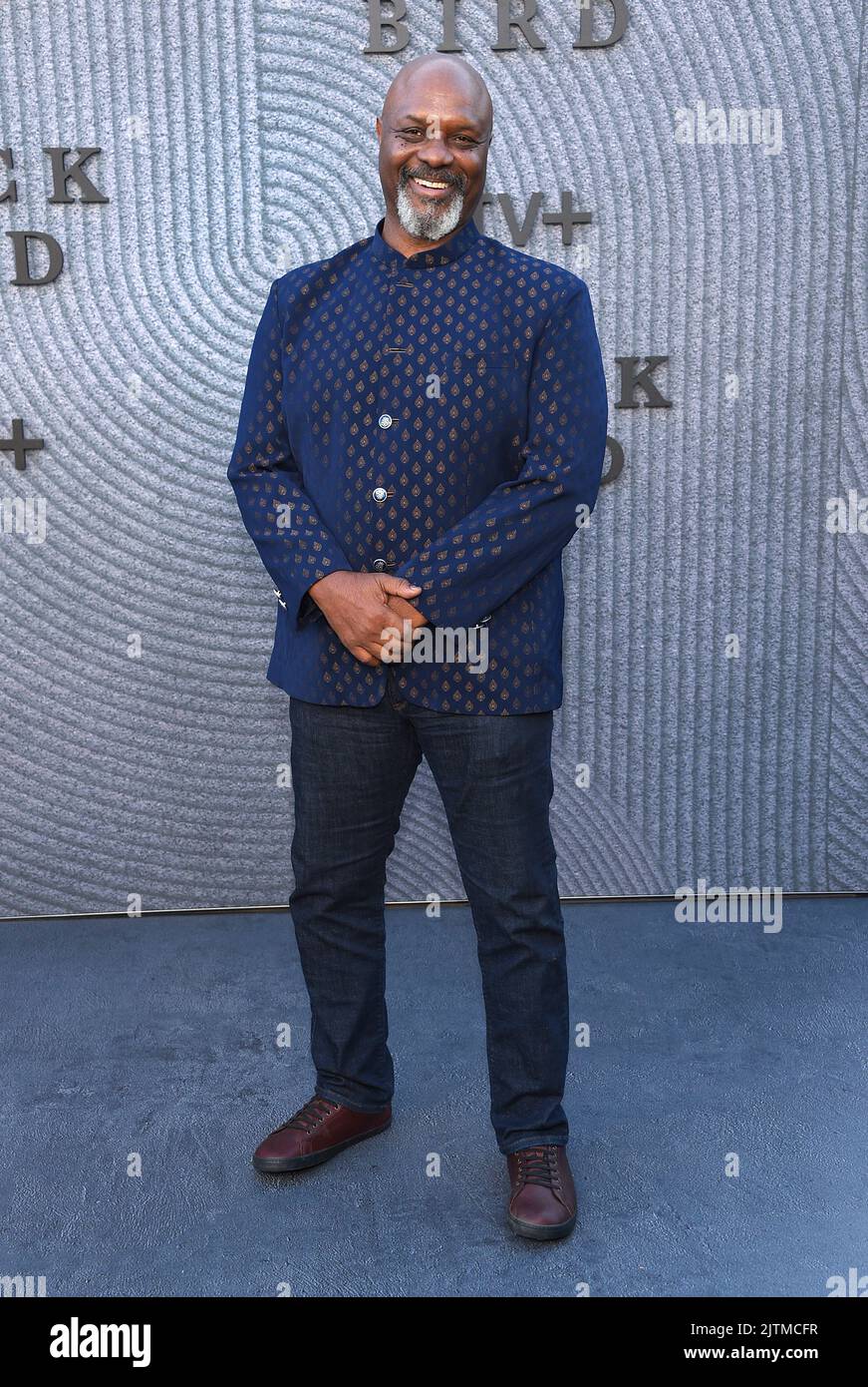 Robert Wisdom arriving to Apple's "Black Bird" series premiere event ...