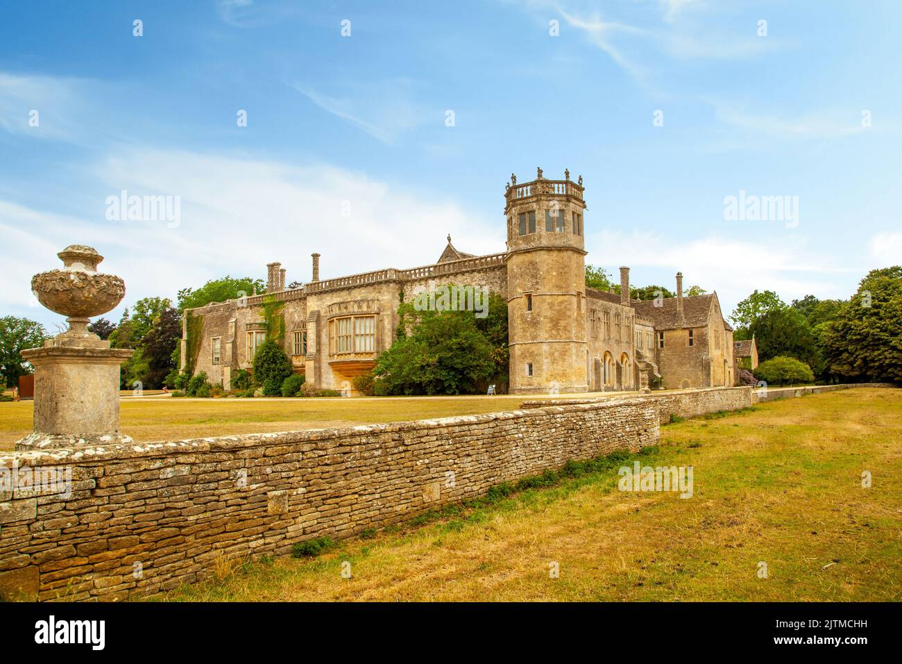 Lacock Abbey in the village of Lacock, Wiltshire England Stock Photo ...