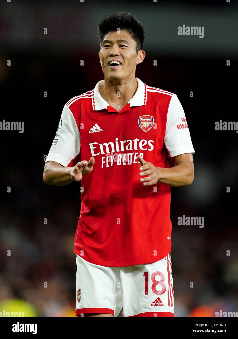 Tomiyasu arsenal 2022 august hi-res stock photography and images - Alamy