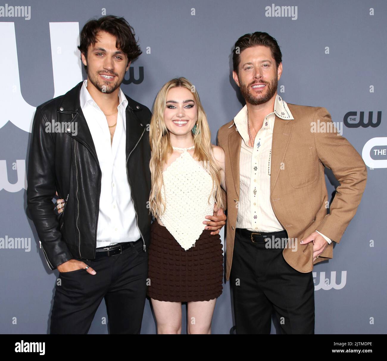 Drake Rodger, Meg Donnelly and Jensen Ackles attending the CW Network ...