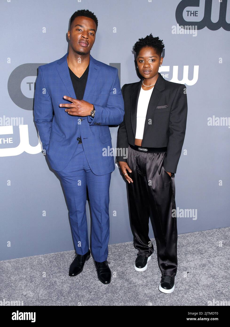 Daniel Ezra and Bre-Z attending the CW Network 2022 Upfront held at New ...