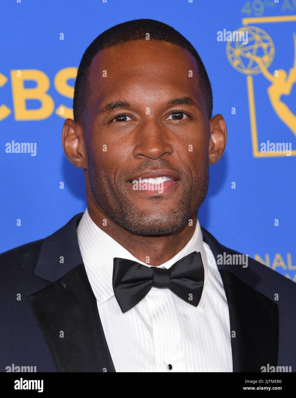 Lawrence Saint-Victor arriving at the 49th Annual Daytime Emmy Awards ...