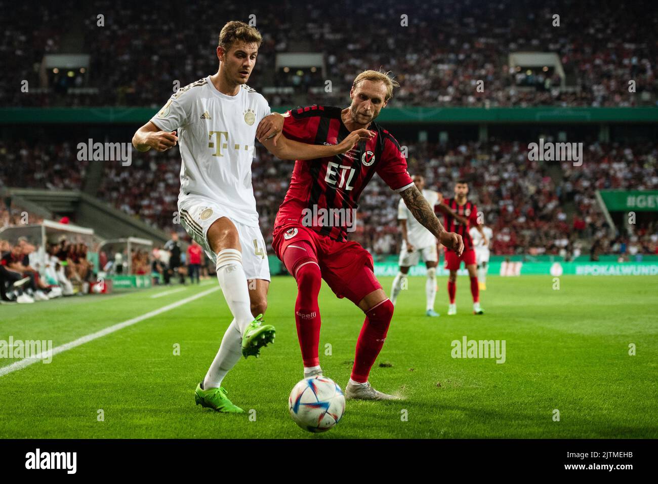 Cologne, Germany. 31st Aug, 2022. Soccer: DFB Cup, Viktoria Cologne ...
