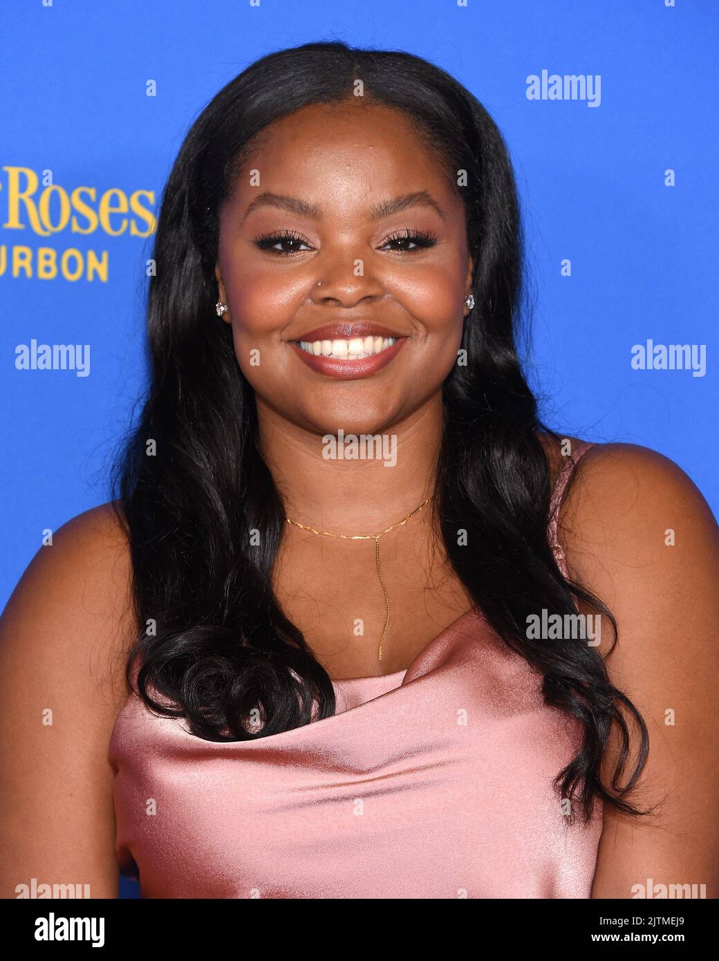 Domonique Burroughs arriving at the 49th Annual Daytime Emmy Awards ...