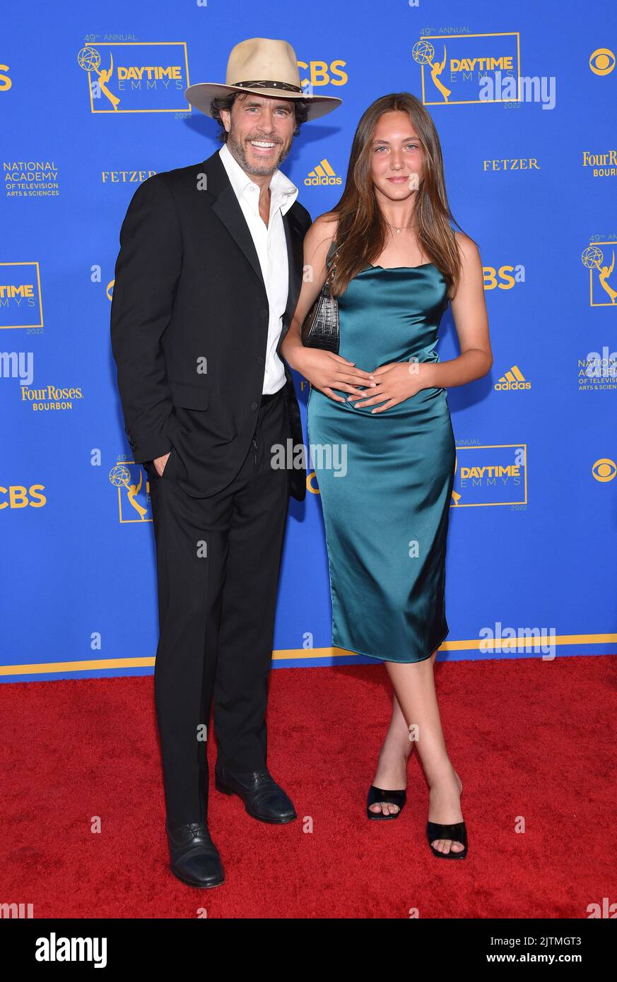 Shawn Christian and Isabella Reese Lowder arriving at the 49th Annual ...
