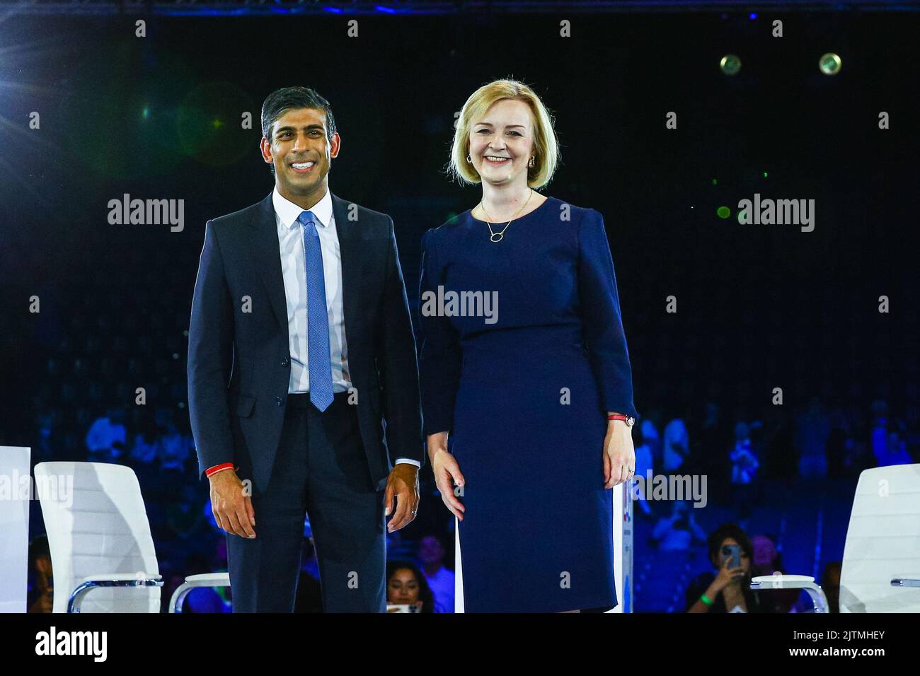 Liz truss on stage hi-res stock photography and images - Alamy