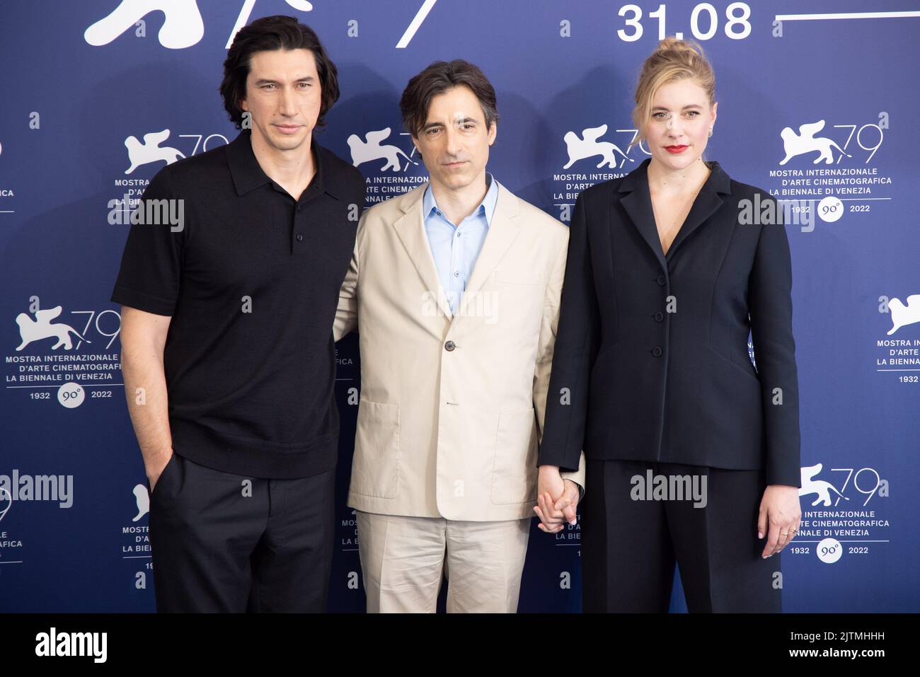 Lido Di Venezia, Italy, 31/08/2022, Adam Driver, director Noah Baumbach ...