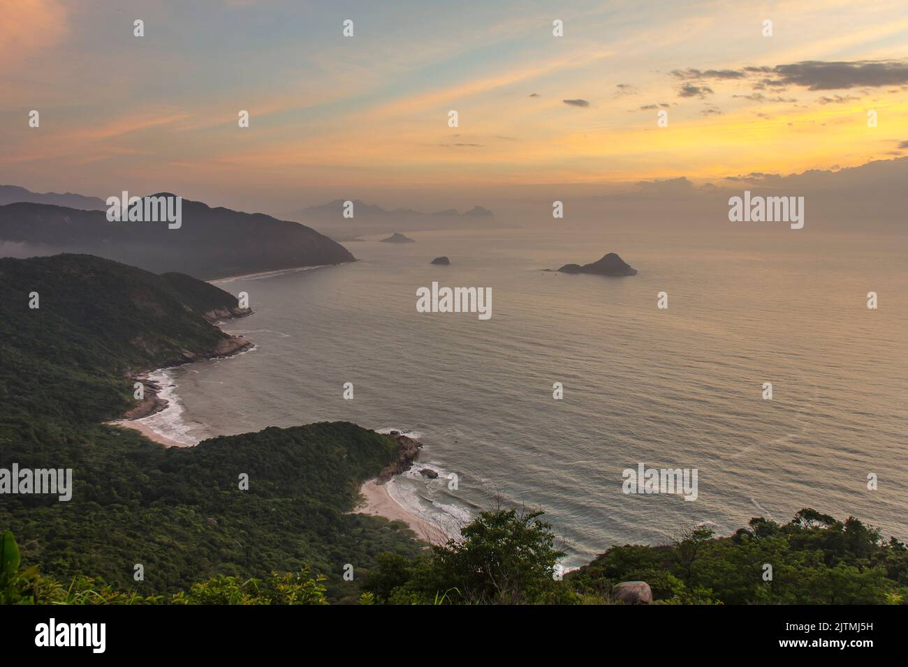 sunrise seen from the top of the telegraph stone ( pedra do telegrafo ...