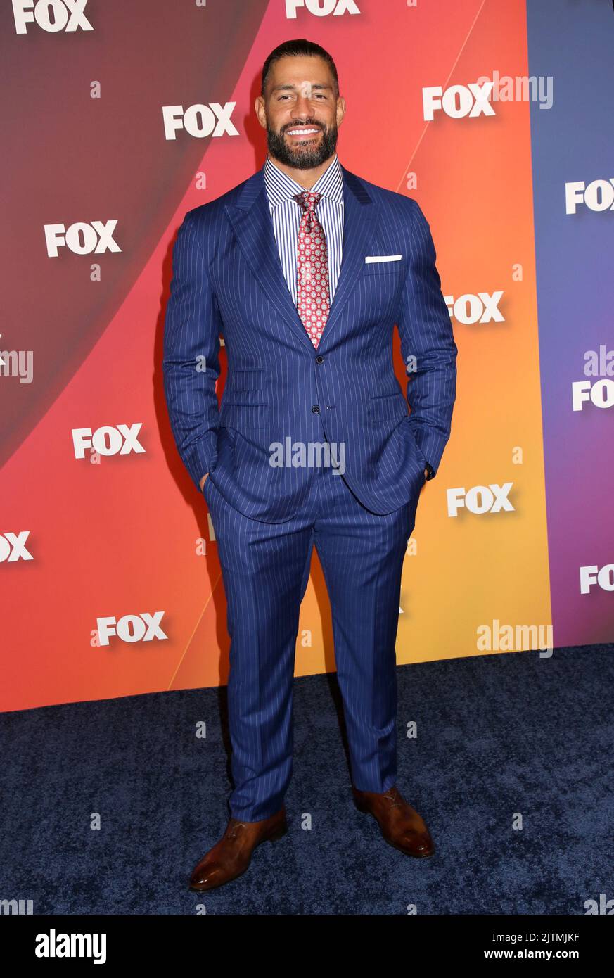 Roman Reigns attending the FOX 2022 Upfront held at at The Four Seasons ...