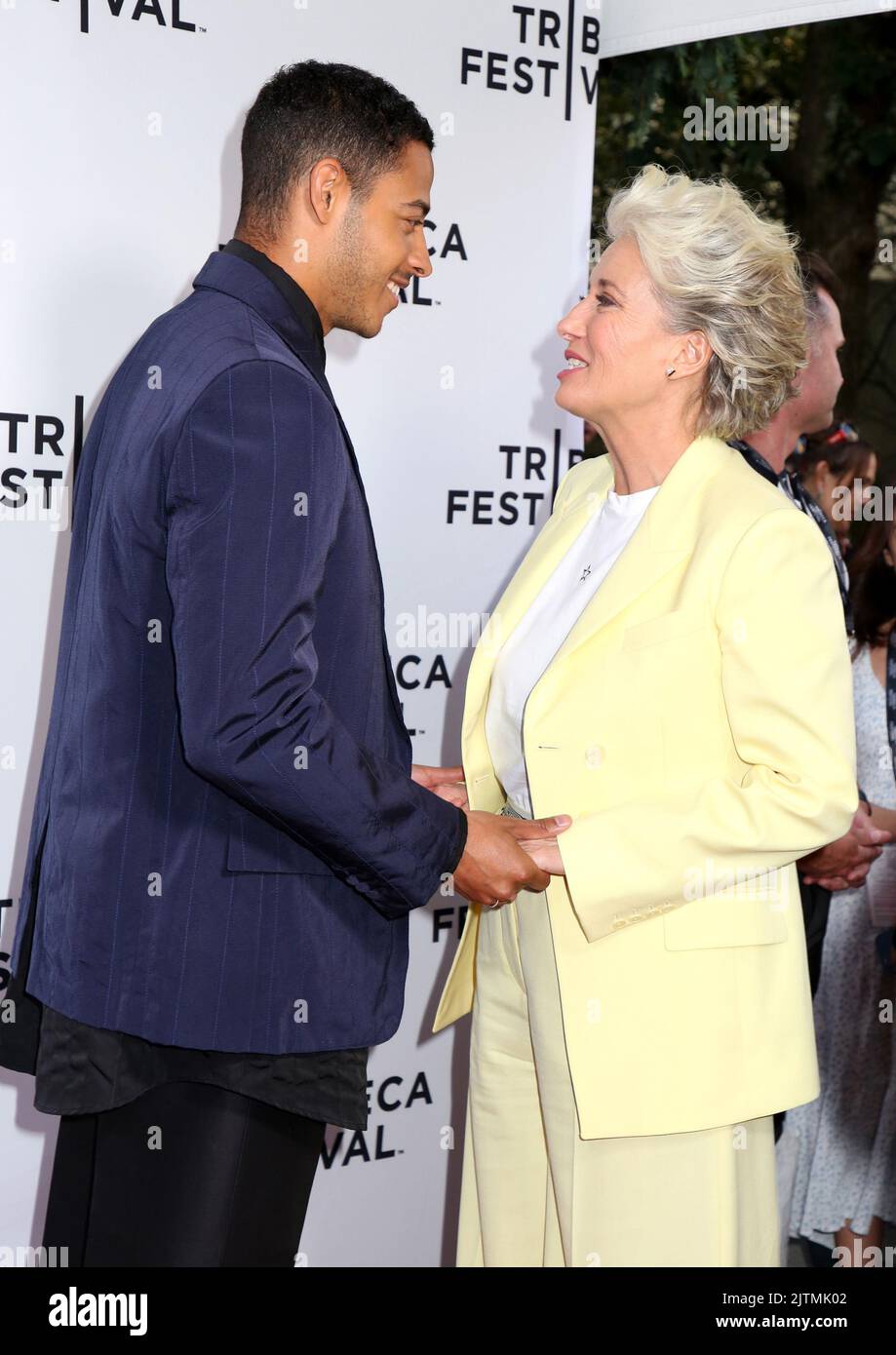 Daryl McCormack and Emma Thompson attending the Tribeca Film Festival ...