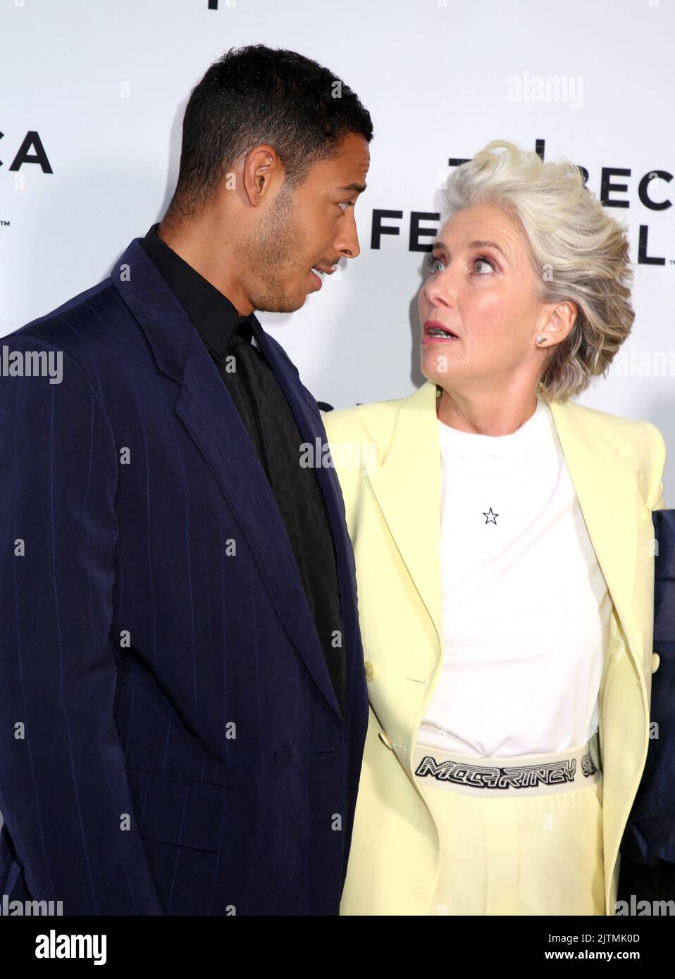 Daryl McCormack and Emma Thompson attending the Tribeca Film Festival ...