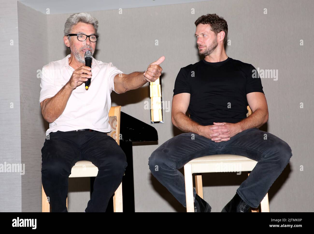John J. York and Johnny Wactor attending the General Hospital Fantasy ...