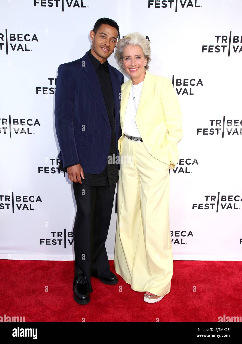 Daryl McCormack and Emma Thompson attending the Tribeca Film Festival ...