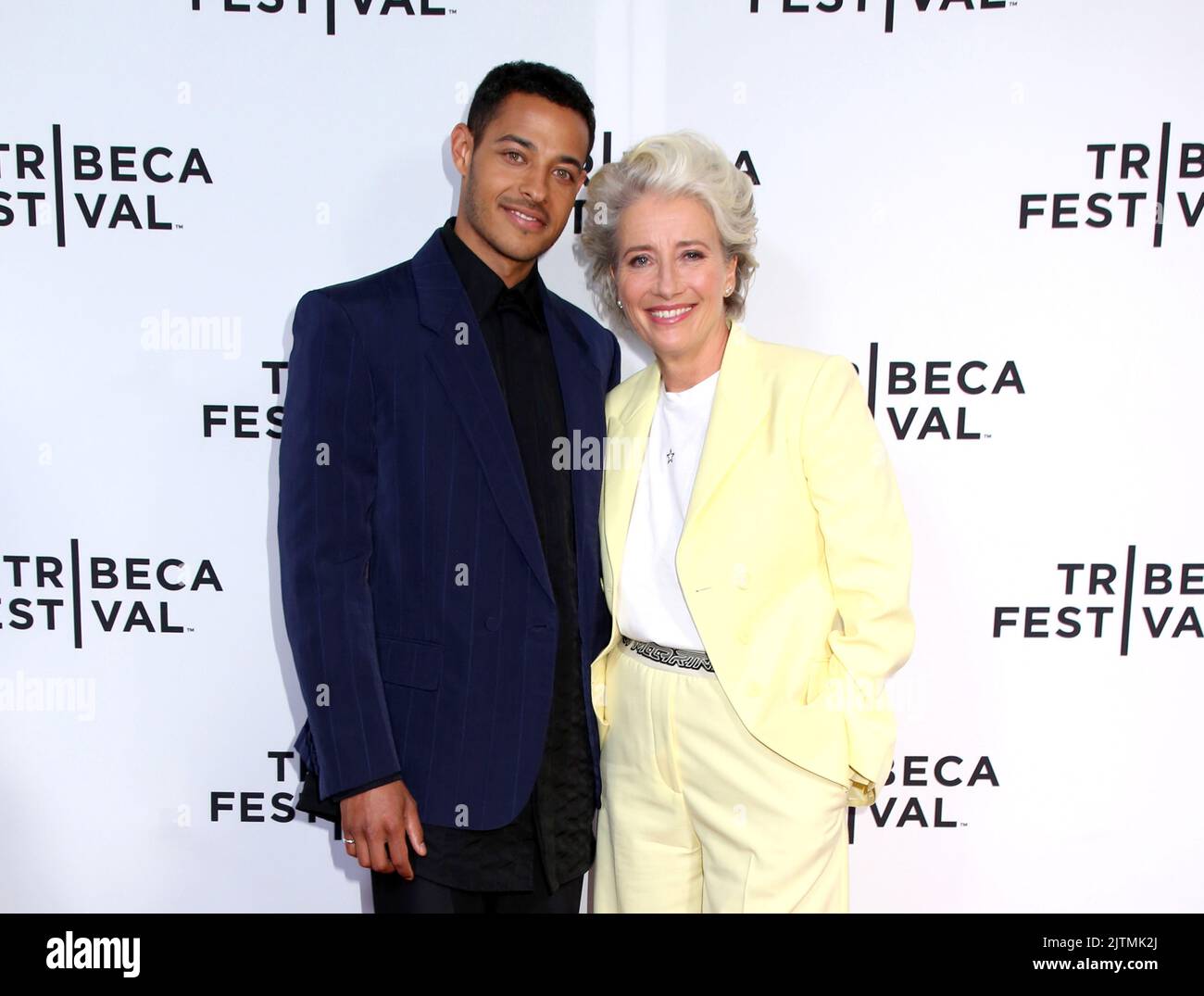 Daryl McCormack and Emma Thompson attending the Tribeca Film Festival ...