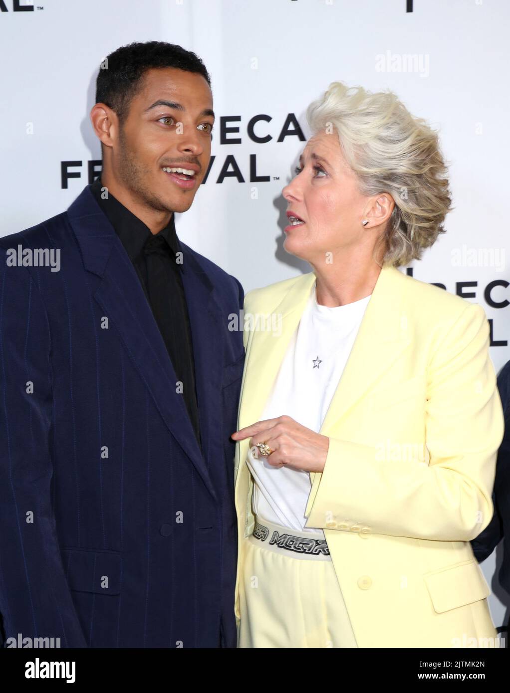 Daryl McCormack and Emma Thompson attending the Tribeca Film Festival ...