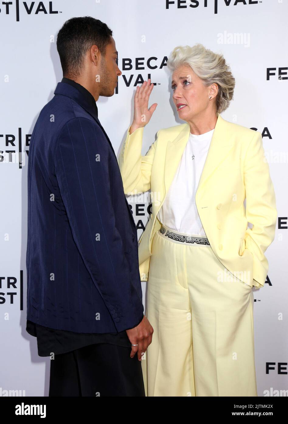 Daryl McCormack and Emma Thompson attending the Tribeca Film Festival ...