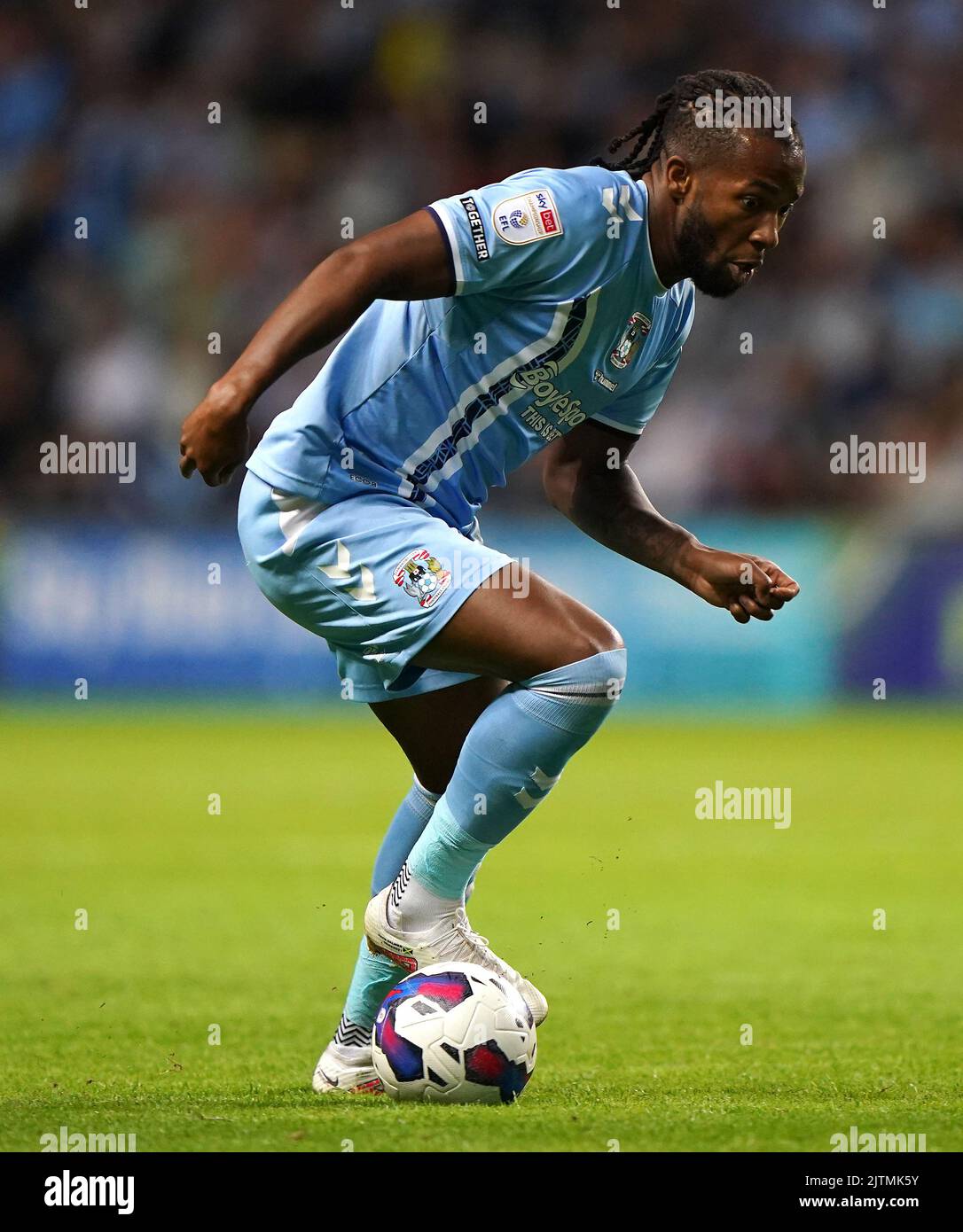 Coventry City's Kasey Palmer during the Sky Bet Championship match at ...