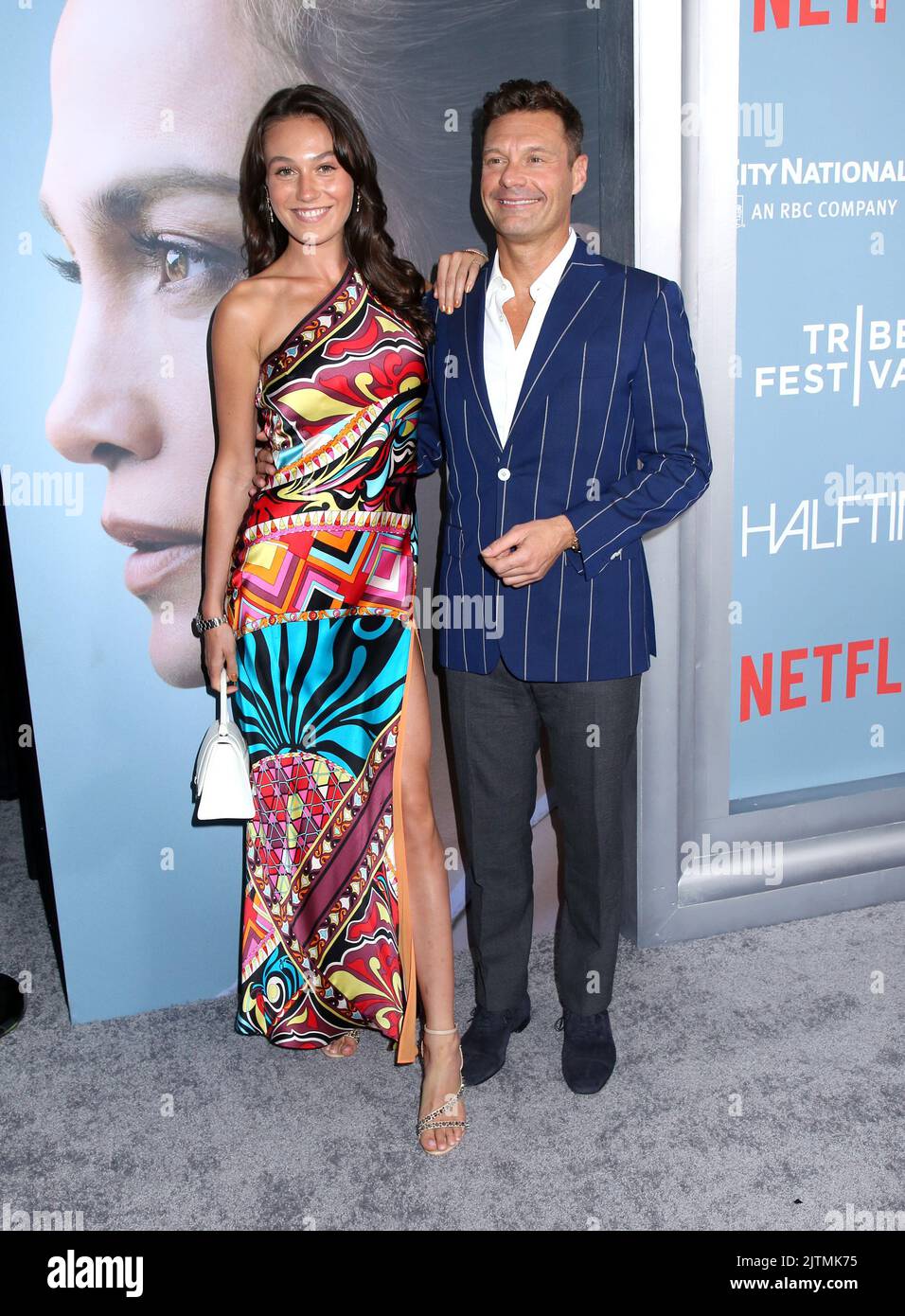Aubrey Paige and Ryan Seacrest attending the Tribeca Film Festival ...