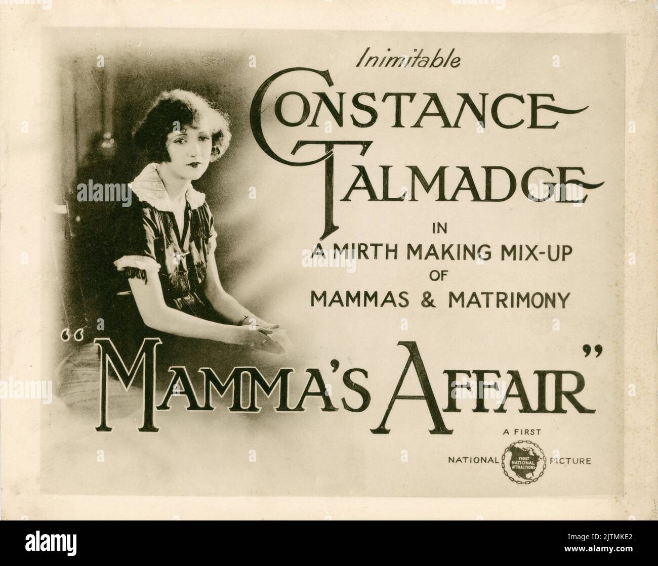 CONSTANCE TALMADGE in MAMMA'S AFFAIR 1921 director VICTOR FLEMING play ...