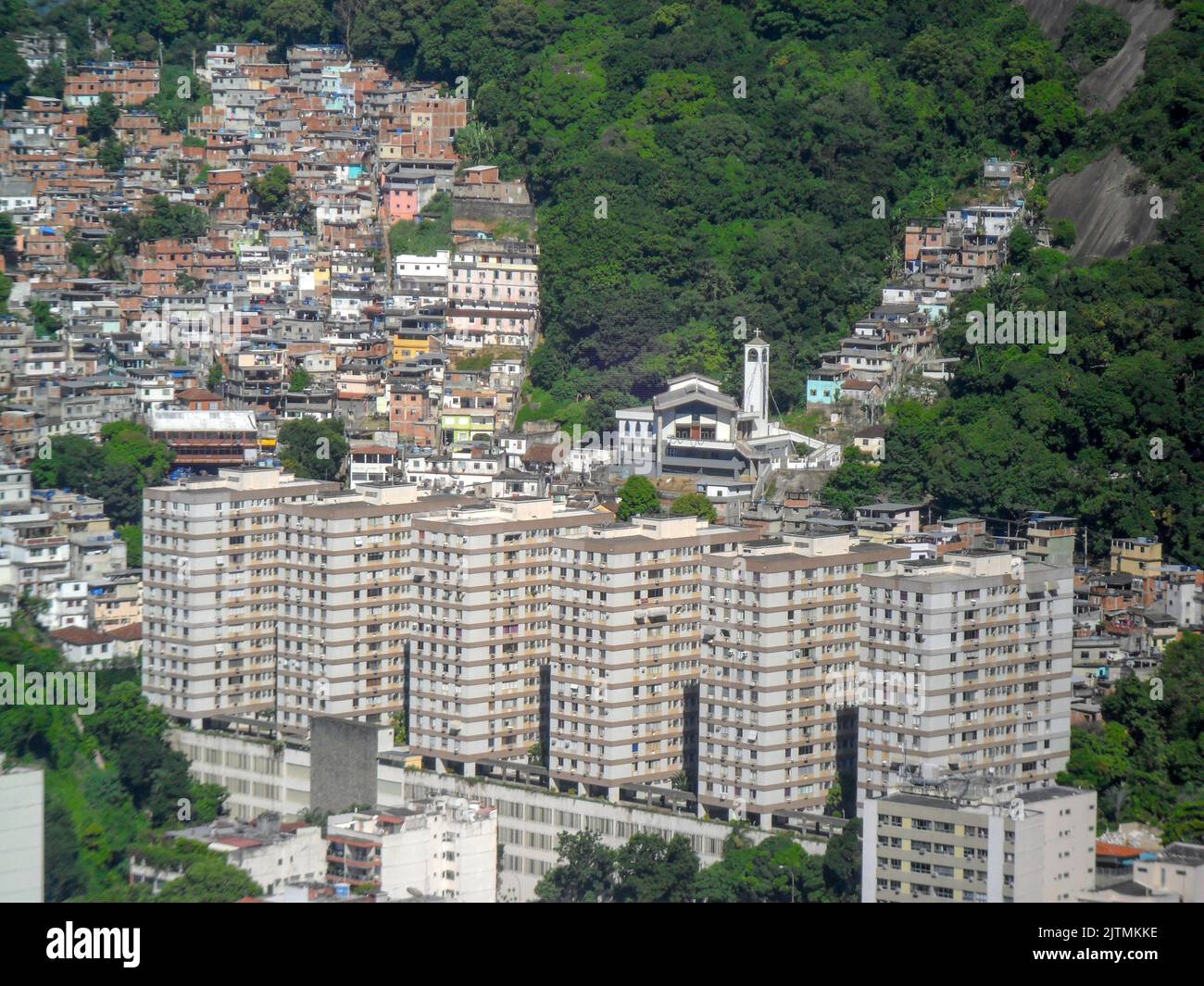 Tabajara Hill ( Morro do Tabajara ) view from the top of the summit of ...