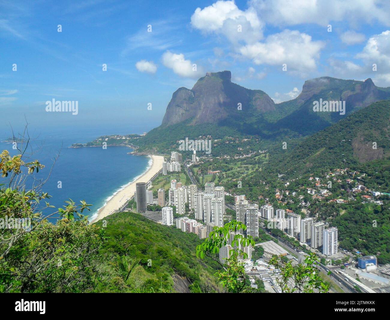 San Conrado and Gavea stone " pedra da gavea " seen from the Two ...