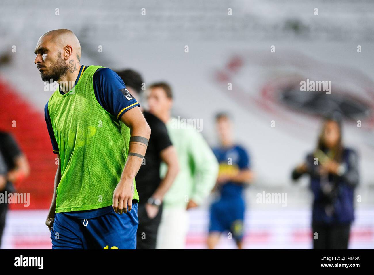 Antwerp, Belgium, 31/08/2022, Union's Teddy Teuma shows defeat after a ...