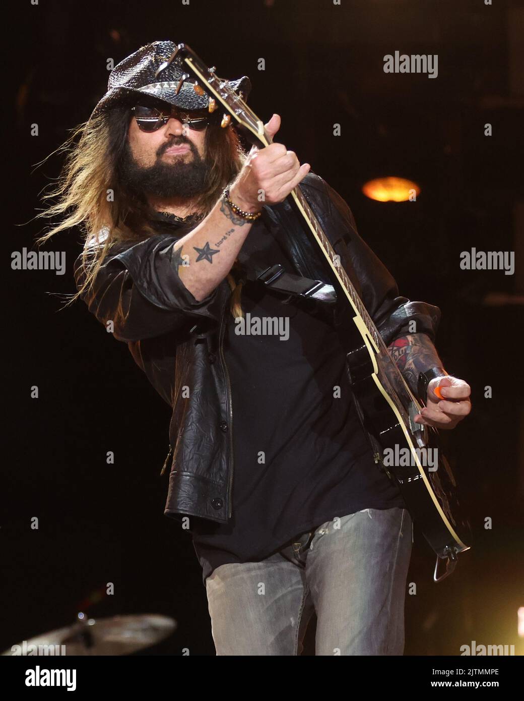 Billy Ray Cyrus at the CMA Music Festival held at the Nissan Stadium on ...