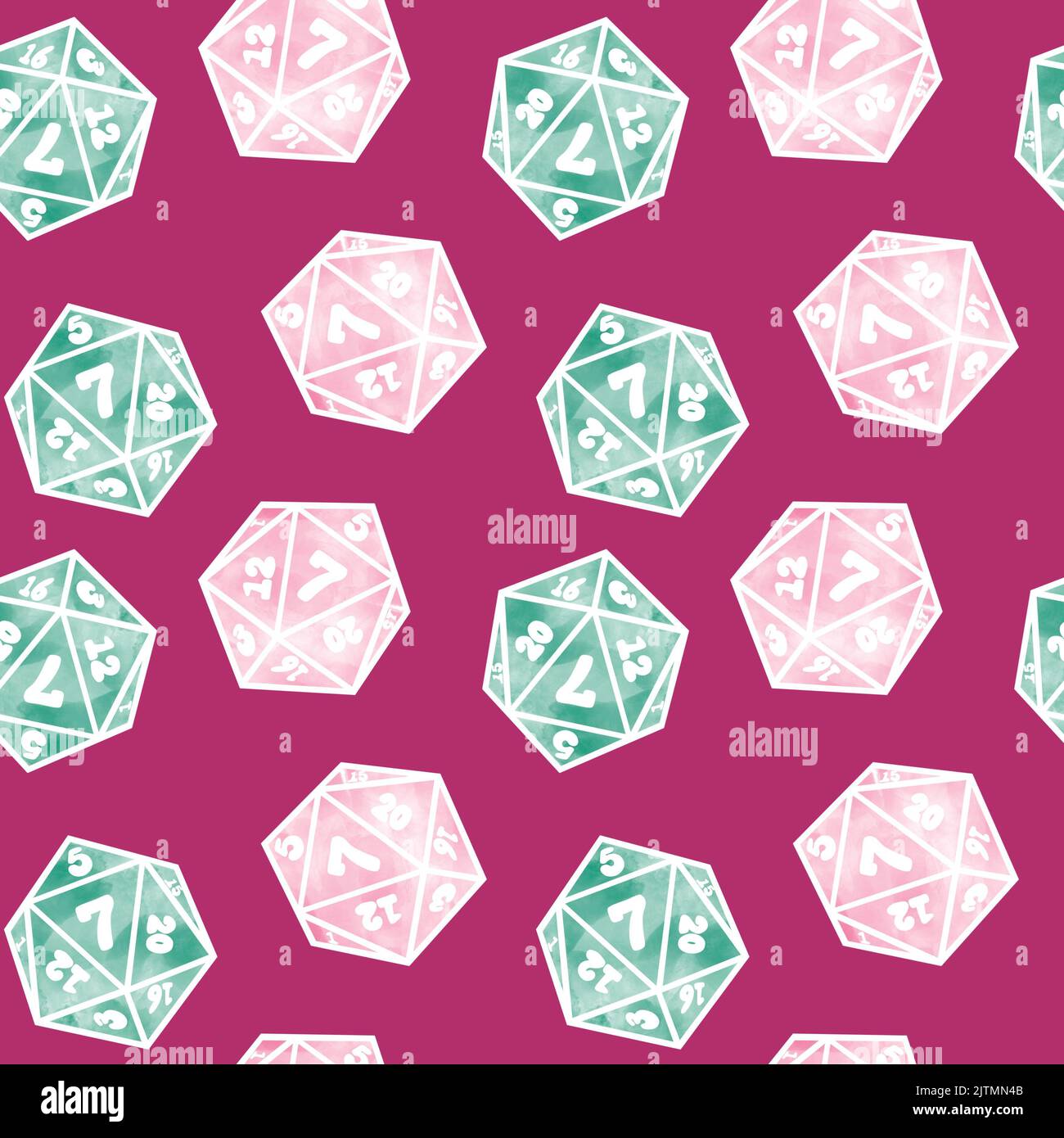 Game dice seamless geometric numbers kids and gamers pattern for ...