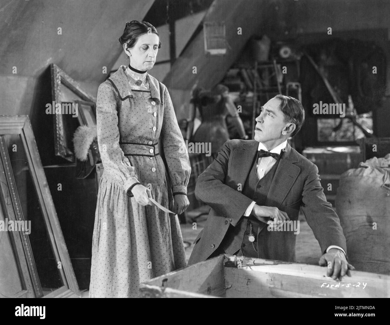 CAROLINE RANKIN and TULLY MARSHALL in THE VILLAGE BLACKSMITH - A 1923 ...