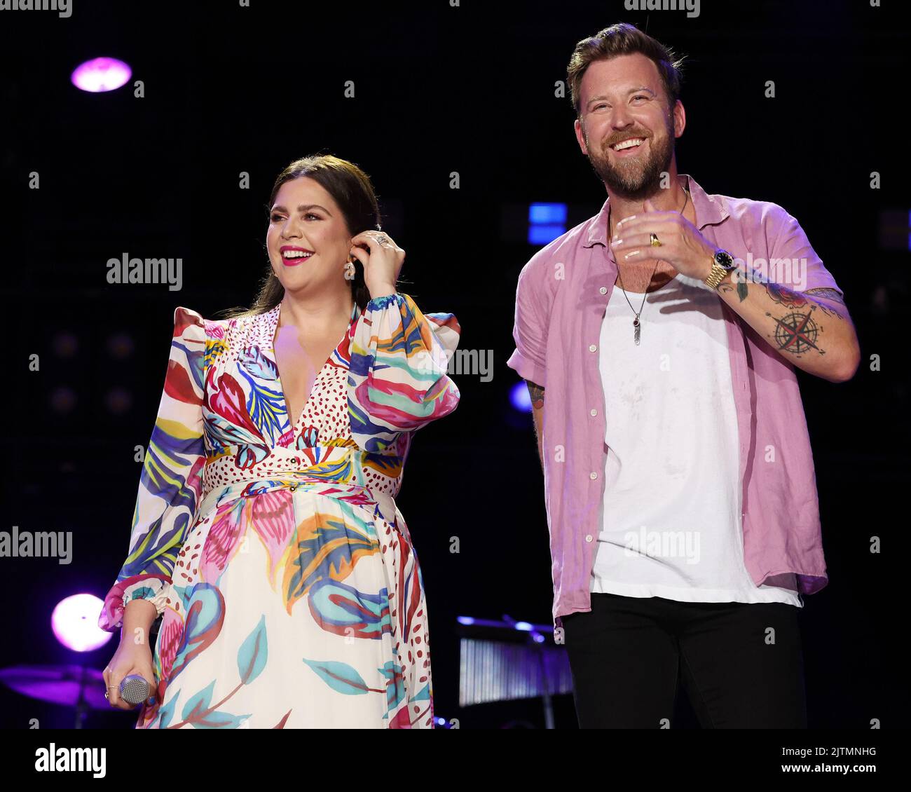Hillary Scott, Lady A, Charles Kelley at the CMA Music Festival held at ...