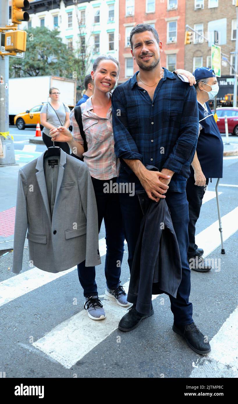 Molly Burnett And Octavio Pisano On The Set of ‘Law And Order: SVU ...