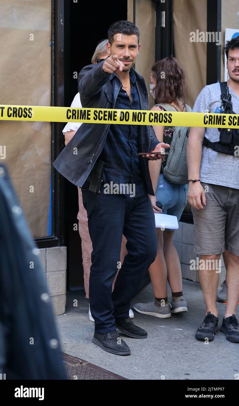 Molly Burnett And Octavio Pisano On The Set of ‘Law And Order: SVU ...