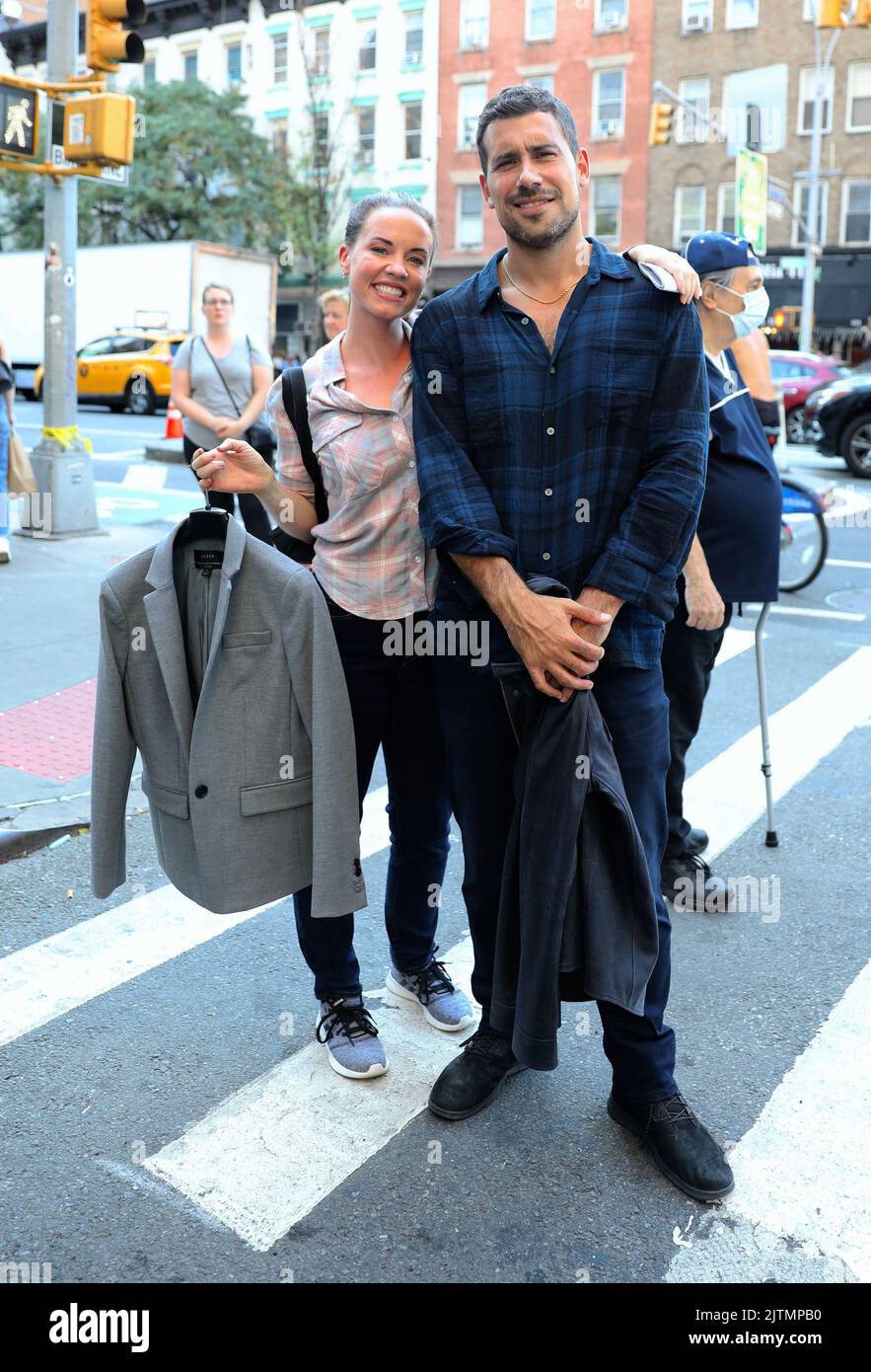 Molly Burnett And Octavio Pisano On The Set of ‘Law And Order: SVU ...