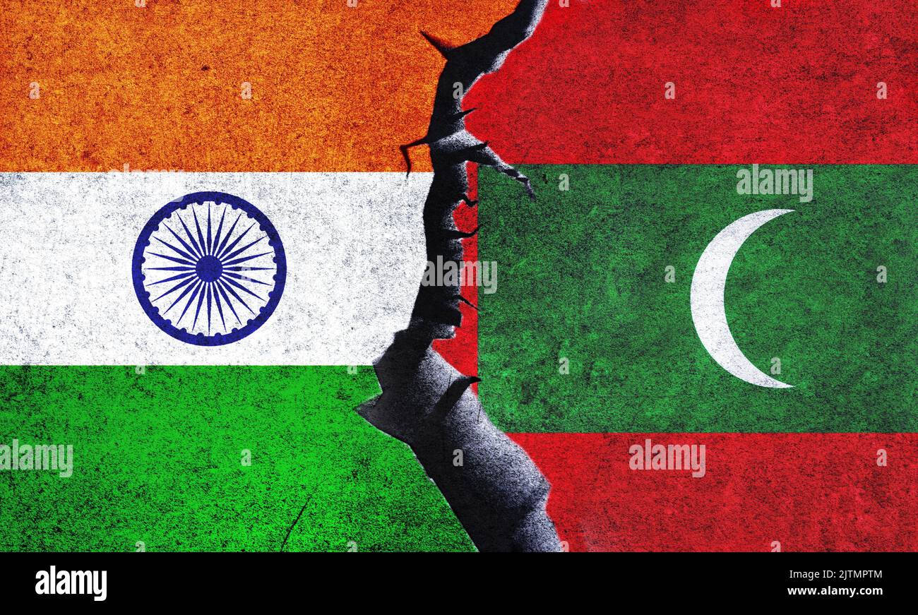 Maldive india conflict hi-res stock photography and images - Alamy