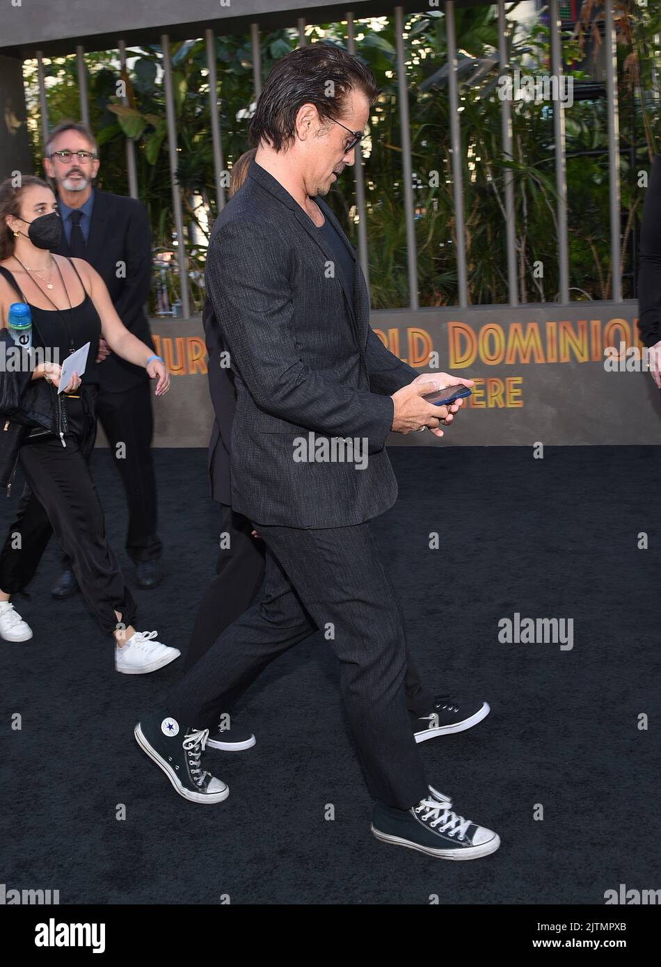 Colin Farrell arriving to 'Jurassic World Dominion' world premiere at ...
