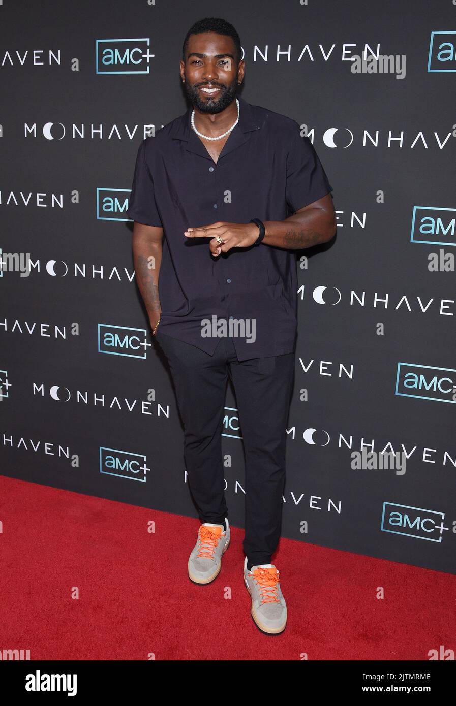 Donny Savage arriving to the AMCs ‘Moonhaven’ Los Angeles Premiere at London Hotel on June 28 ...