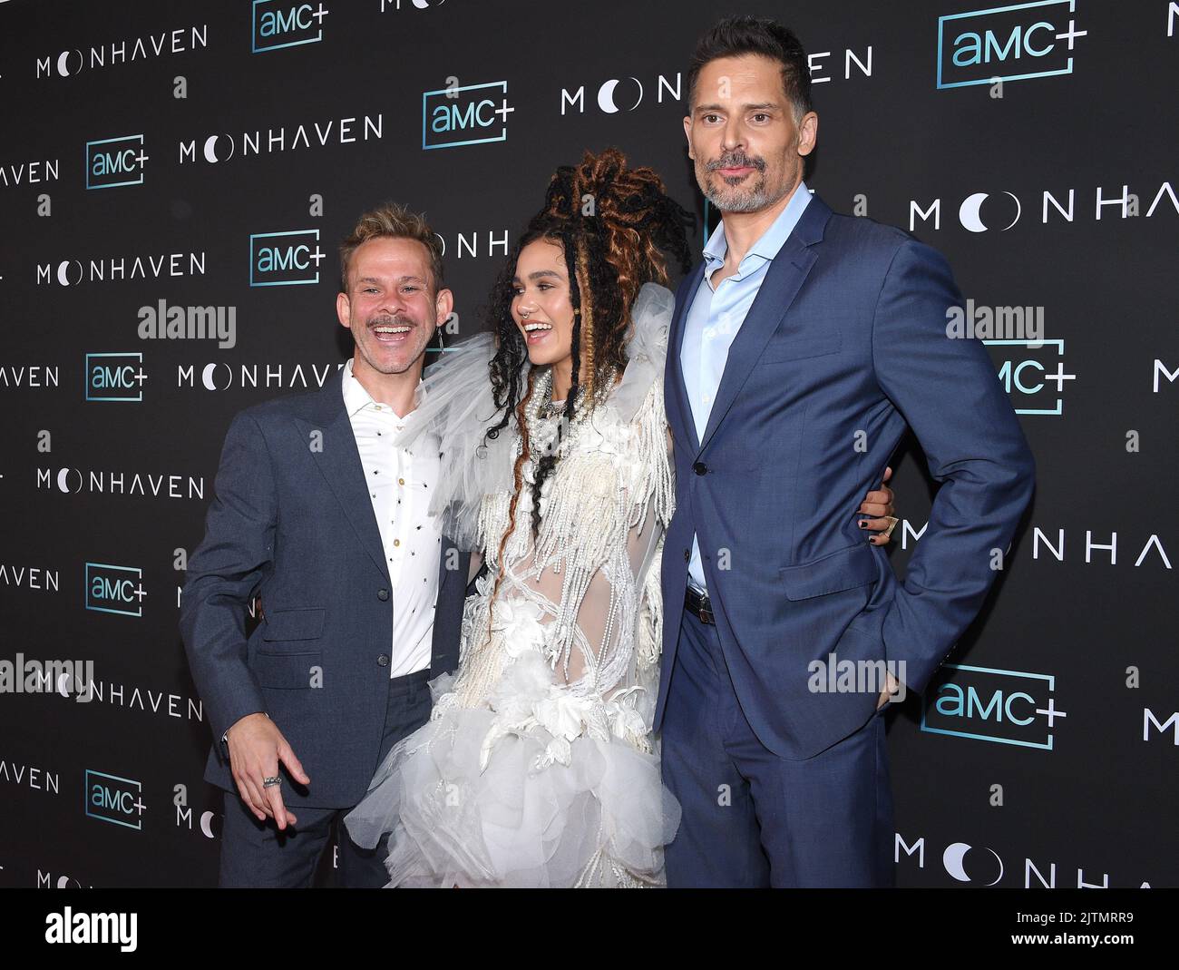 Dominic Monaghan, Emma McDonald and Joe Manganiello arriving to the ...