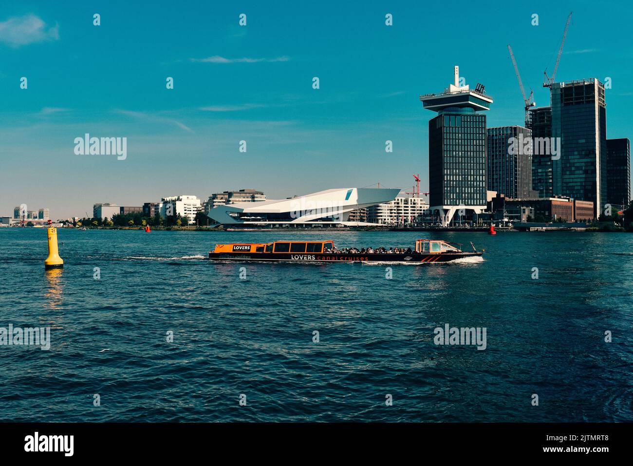 Het IJ, Amsterdam Summer 2022 Stock Photo - Alamy