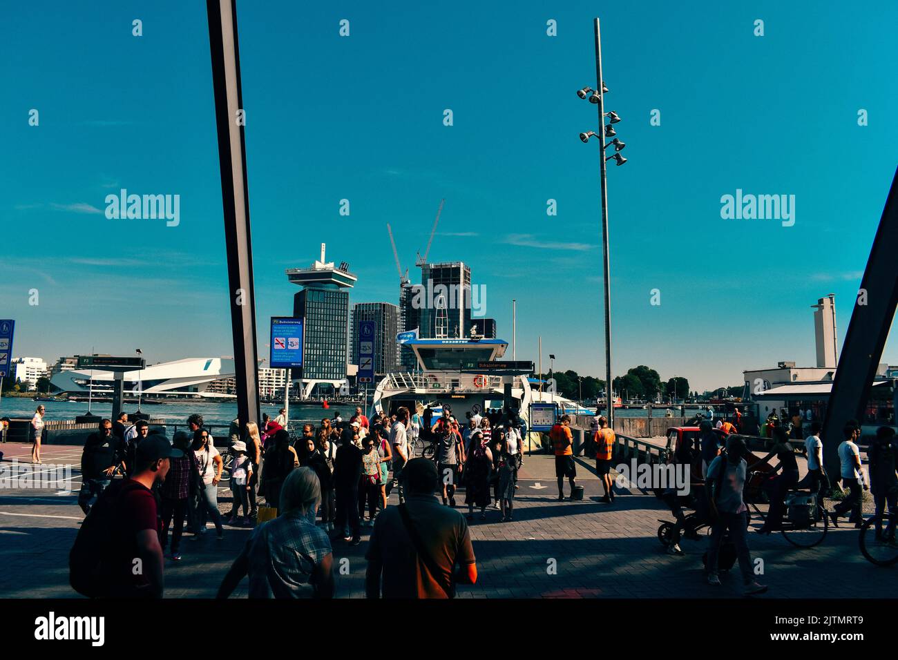 Het IJ, Amsterdam Summer 2022 Stock Photo - Alamy