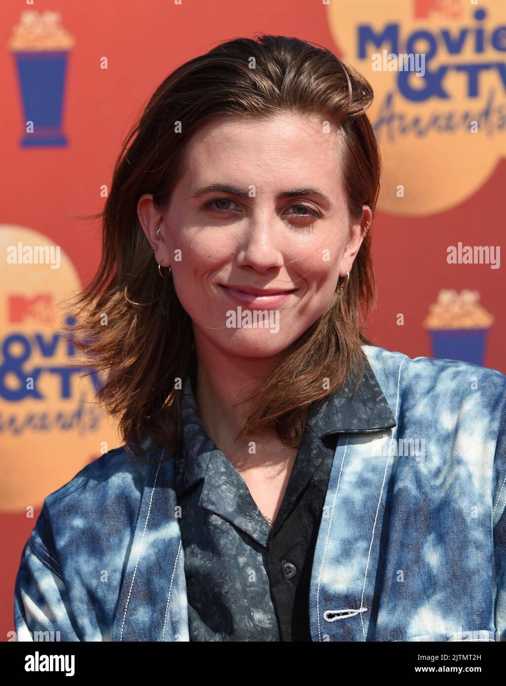 E.R. Fightmaster arriving to the 2022 MTV Movie & TV Awards at Barker ...