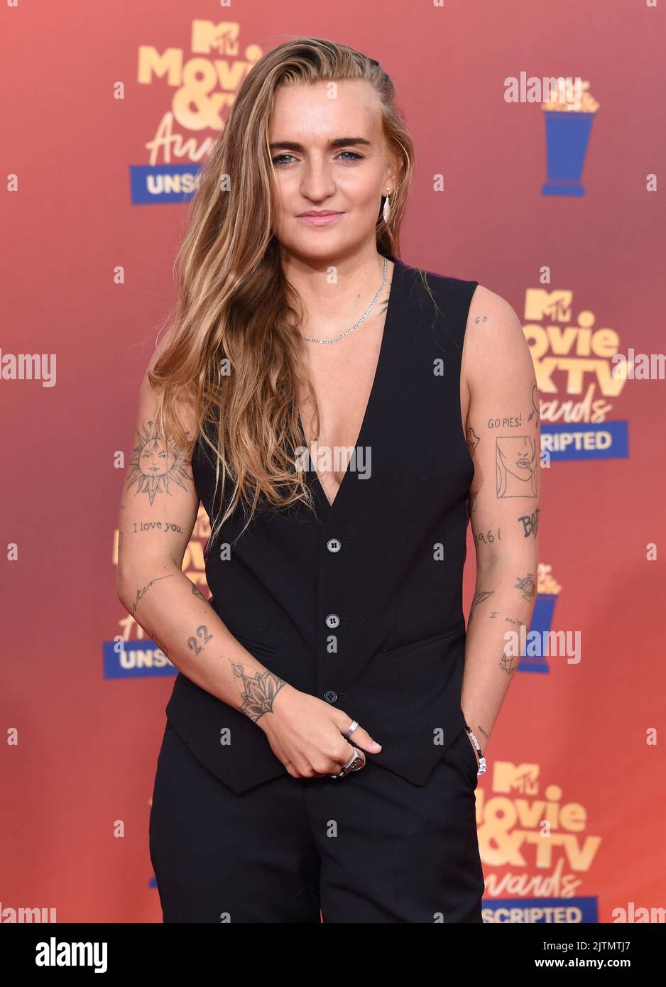 G Flip arriving at the Movie & TV Awards: UNSCRIPTED held at Barker ...