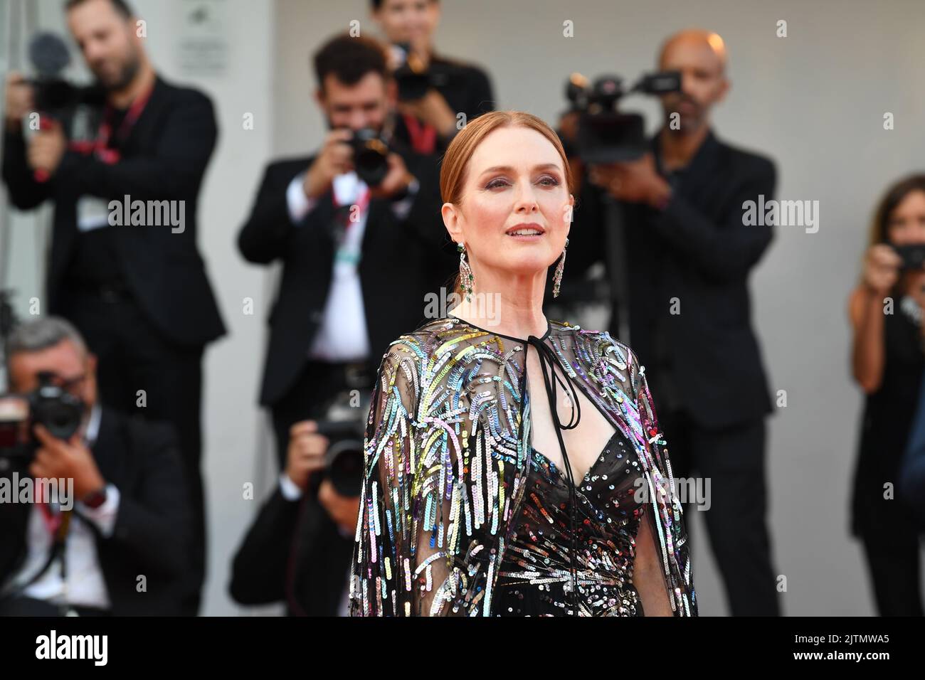 Venice, Italy. August 31, 2022, Julianne Moore attends the "White Noise ...